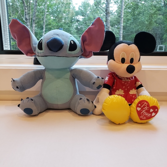 Disney | Toys | Disney Stitch Mickey Plush | Poshmark